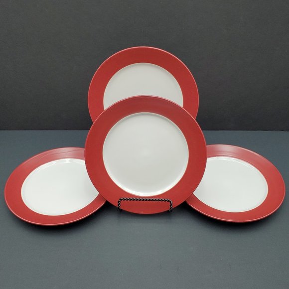Pfaltzgraff | Dining | Pfaltzgraff Harmony Red Side Plates Dark Red ...